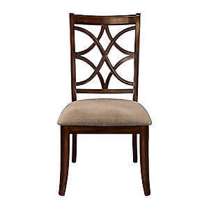Patio Chairs for Adults, Dining Chair 20 Inch Seat Height 2PCS Cherry Seat Height 20" Wood Capacity 250LB 25.75" L 21" W 40.5" H Living Room Bedroom