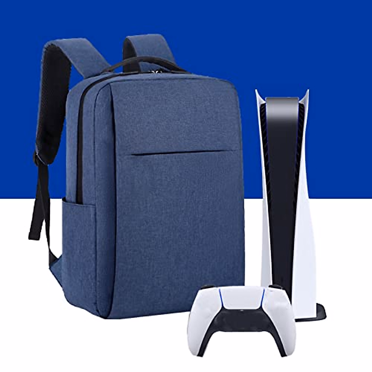 Hot6sl Travel Backpack for PS5 Console - Carrying Case Travel Bag for PS5 Console, Accessories Protective Carrying Case Storage [video game]