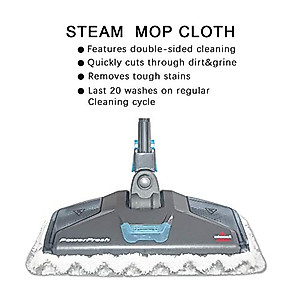 ITidyHome 4 Pack Replacement Pads for Bissell Powerfresh Hard Floor Steam Cleaner 1940 1440 1806 Series Steam Mop Compare to Part # 5938 & 203-2633 (4 Pack)