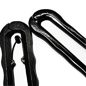 JOYUETLAN Universal Black Finish Steel Adjustable Face Spanner Wrench Pin Pliers For Round Nuts with Drilled Holes (3mm)