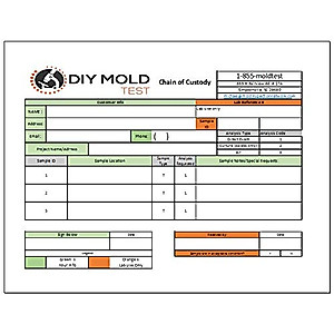 DIY Mold Test, Mold Test Kit for Home (2 tests). Lab Analysis and Expert Consultation included