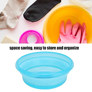 Folding Basin, Portable Multifunctional Travel Home Restaurant Vegetable Washing Basin Water Container (30 X30x11cm)