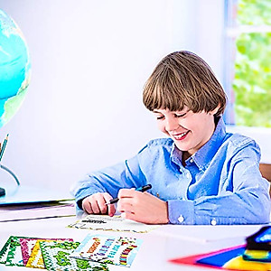 Outus Thinking of You School Postcards Motivational Inspiration Accents for Teachers to Send To Students, 9 Styles, 4 x 6 Inch Encouragement Notecards for Home School Classroom Preschool (45 Pieces)