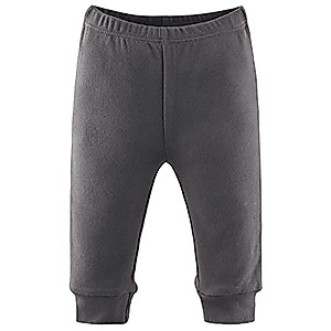 The Peanutshell Baby Pants 5 Pack Set for Boys or Girls | Newborn to 24 Month Sizes | Black, Grey, Light Green, Safari, Stars