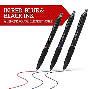 SHARPIE S-Gel | Gel Pens | Medium Point (0.7mm) | Black Ink | 12 Count