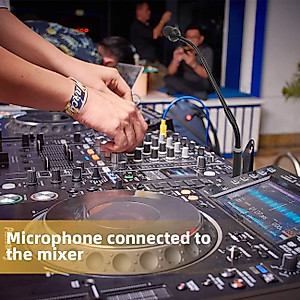 Depusheng DJ Mic 16" Professional Dynamic Gooseneck Microphone with XLR