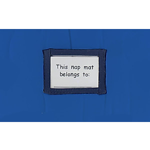 EVERYDAY KIDS Toddler Nap Mat with Removable Pillow -Fire Police Rescue- Carry Handle Fastening Straps Closure, Rollup Design, Soft Microfiber for Preschool, Daycare, Sleeping Bag -Ages 2-6 years