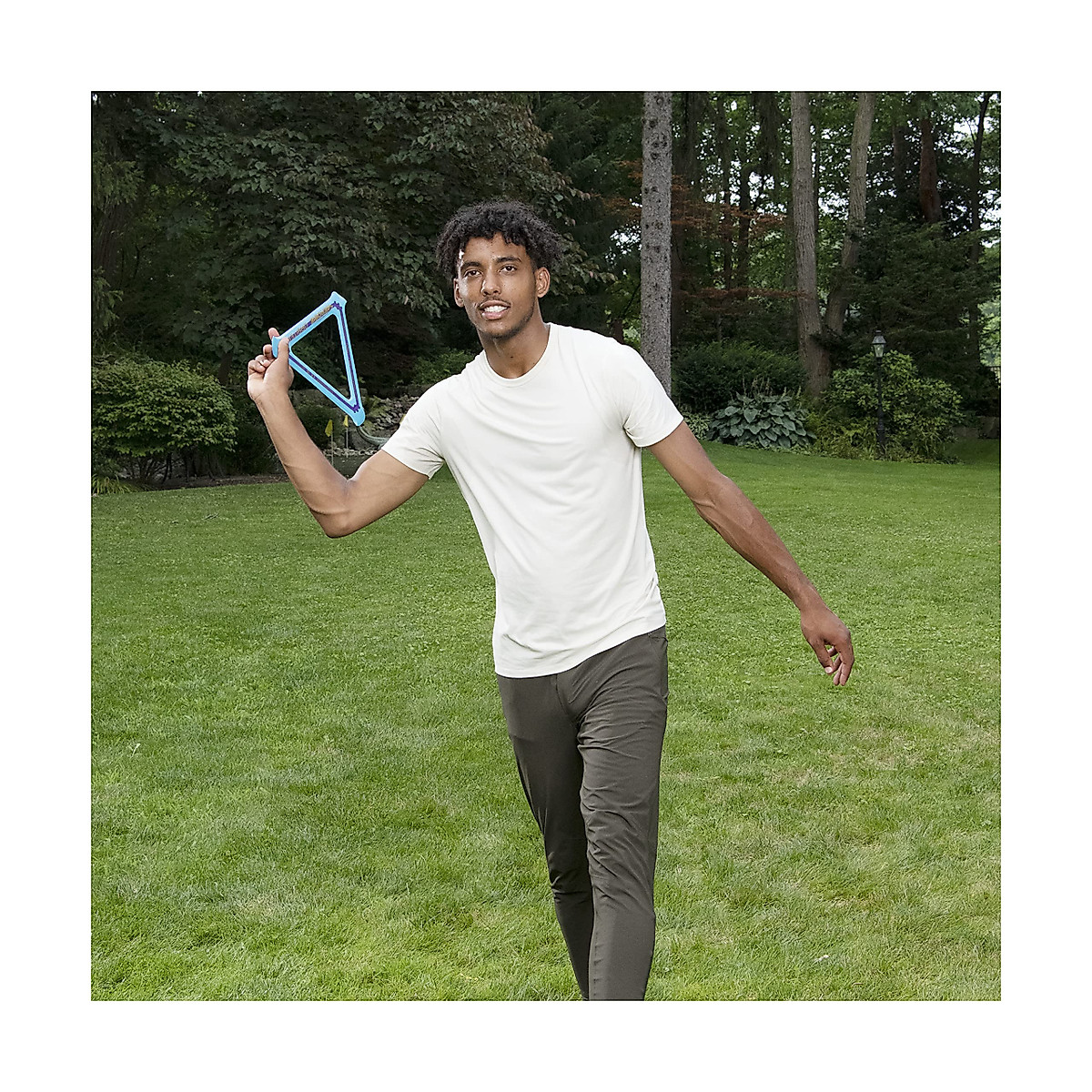 Aerobie 3-Piece Flying Ring Combo Pack with Pro Ring, Orbiter Boomerang, and Pro Blade, Lightweight Kids Toys for Disc Golf & Outdoor Games, Ages 5+