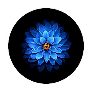 Purple Color Flower Astra Blue Pop Mount Socket Pattern Grip PopSockets PopGrip: Swappable Grip for Phones & Tablets