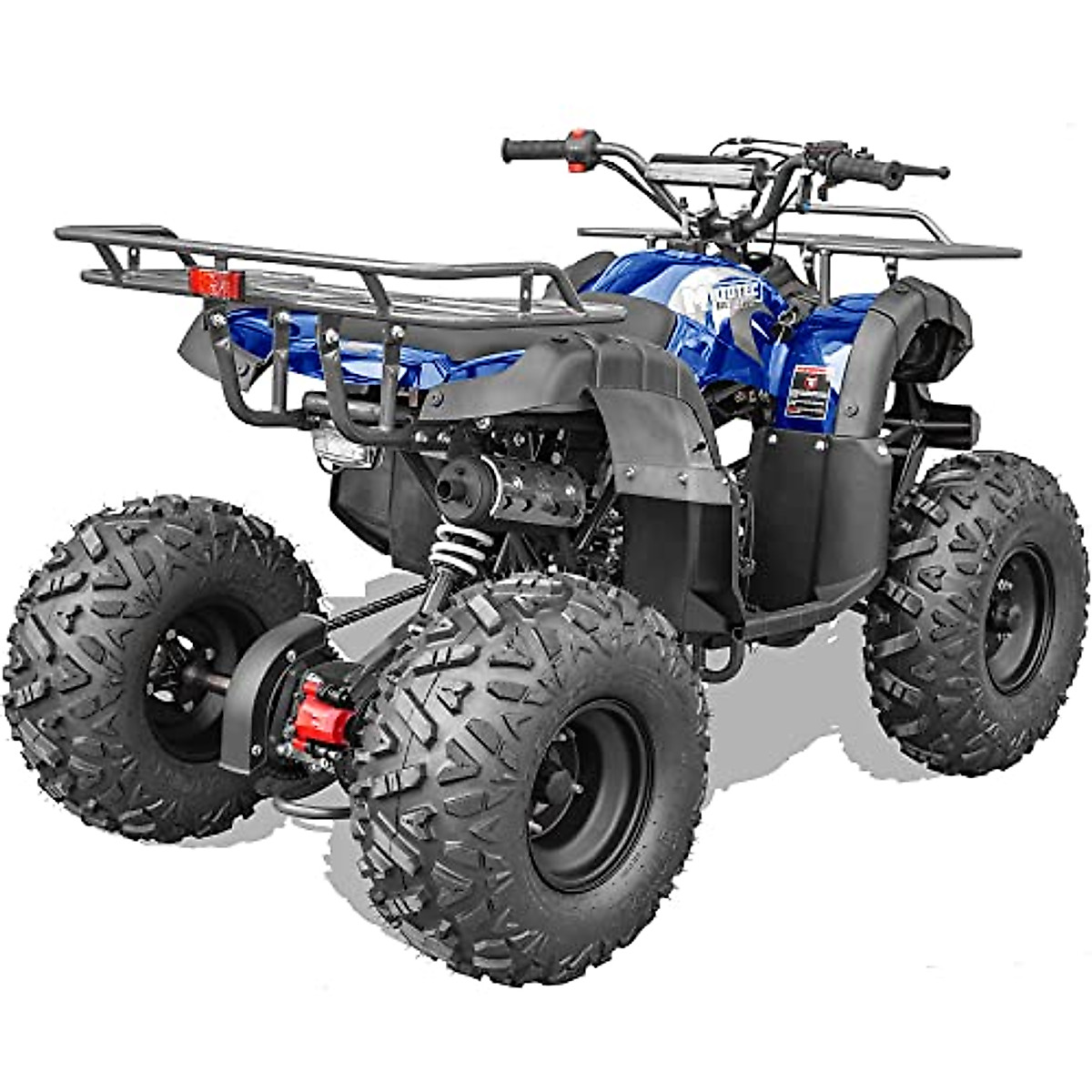 MotoTec Bull 125cc 4-Stroke Kids Gas ATV Blue