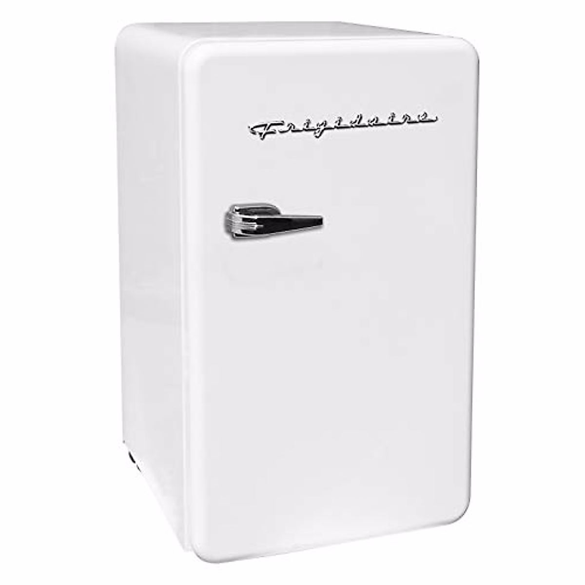 FRIGIDAIRE EFR372-WHITE 3.2 Cu Ft White Retro Compact Rounded Corner Premium Mini Fridge