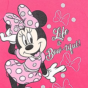 Disney Sofia The First Minnie Mouse Vampirina Fancy Nancy Little Girls 4 Pack T-Shirts Multicolor 6X