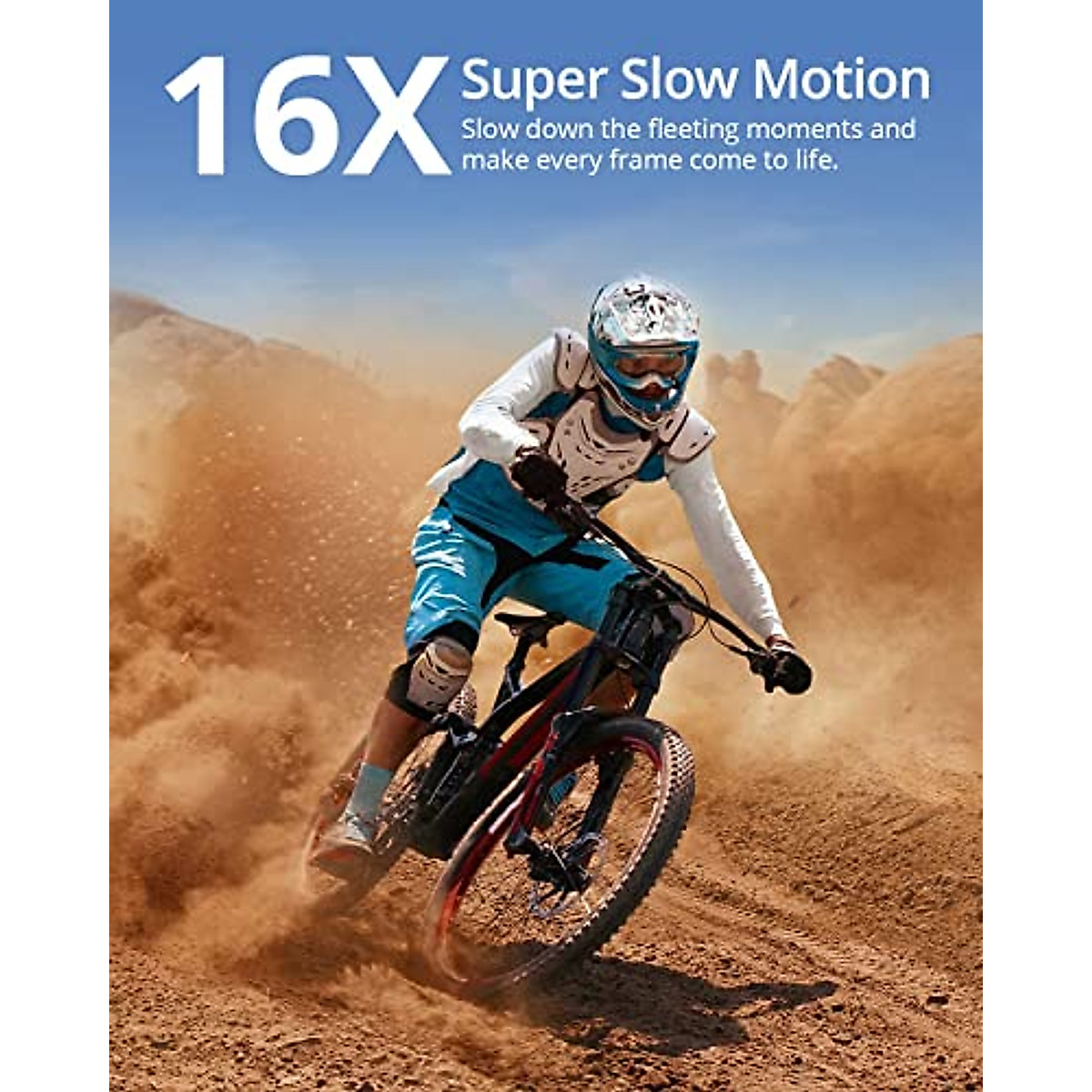 AKASO Brave 8 4K60FPS Action Camera, 48MP Photo Touch Screen Waterproof Super Wide Angle 16x Slo-mo SuperSmooth Stabilization Underwater Camera with Remote Control Helmet Accessories