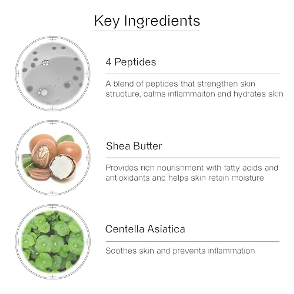 OGANA CELL Oganacell Peptide Face Cream (1.69fl oz) - Intensive Hydration for Dry Skin, Itchiness, Redness. Korean Skin Care. Ceramide NP, Shea Butter, Panthenol.