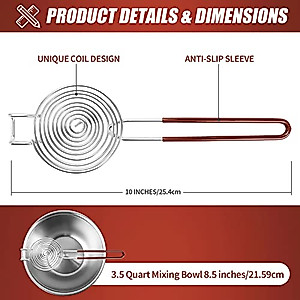 SOLEADER Egg Separator-Yolk White Separator Tool-Food Grade Stainless Steel-Dishwasher Safe-Work for XL Jumbo Eggs