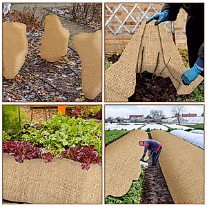 4 Roll Burlap Aisle Runner for Wedding Natural Burlap Rustic Jute Wedding Runway Carpet for Ceremony Outdoor Beach Garden Church Reception Craft Decorations 40 in X15 ft