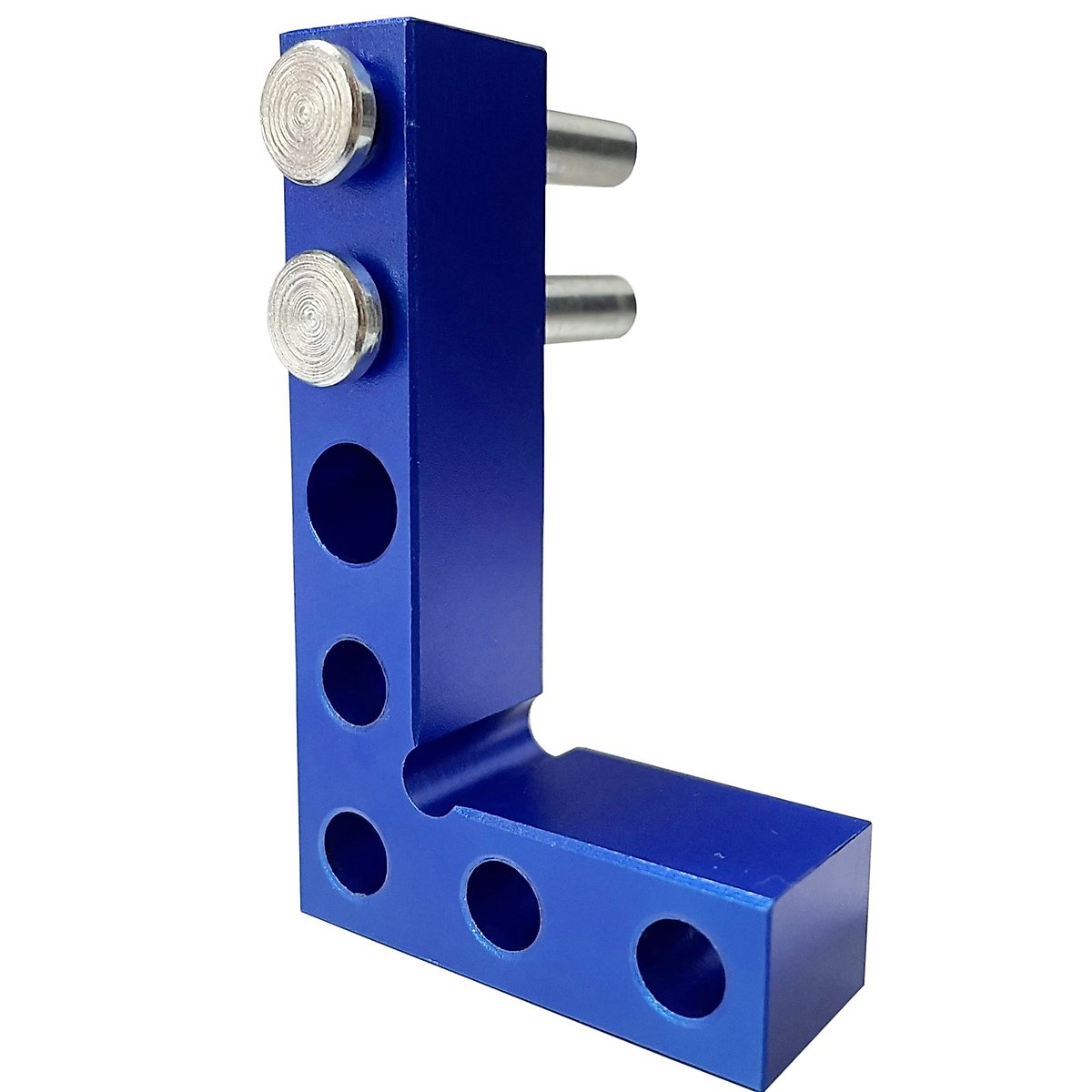 Lkonwee Center Finder Tool，90 Degree Line Gauge Center Positioning Square，Aluminum Alloy Woodworking Center Scribe Square Center Scribe，Small Square and Marking Center Finder