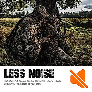 YEVHEV Quiet Hunting Clothes Suit Clothing Gear Camouflage Hoodie Jacket Pants