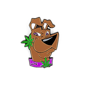 DIME BAGS Hat Pin | Double Posted Sirron Norris Pin with Enamel Finish (Sirron Norris Dog)