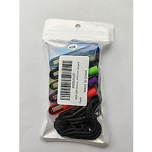 Flash Drive 4GB 5 Pack USB 2.0 Thumb Drives Uflatek Memory Sticks Portable USB Stick Rotate Jump Drive Bulk Drives Multi-Color Pendrive Metal USB Flash Drives with Lanyard