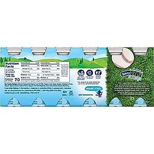 Stonyfield Organic Lowfat Yogurt Smoothies, Strawberry, 3.1 oz., 12 Ct - #1 Organic Kids Yogurt, Real Fruit & Wholesome Ingredients, 12 count (pack of 1)