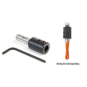 Amana Tool - 47638 10mm Shank Dowel Drill/Boring Bit Adapter for CNC Standard Collet/Tool