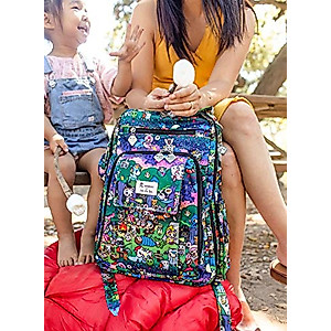 JuJuBe Be Right Back Unisex Travel Backpack, Diaper Bag with Memory Foam Changing Pad, Be Fashionably Organized Anywhere