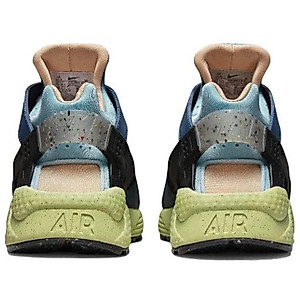 Nike Men's Air Huarache Crater Premium Running Shoes, Mystic Navy/Worn Blue/White Onyx/Light Lemon Twist, 9.5