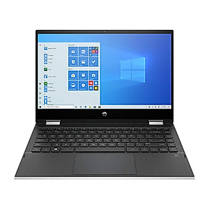 2020 HP Pavilion x360 2-in-1 14" HD Touchscreen Laptop Computer, 11th Gen Intel Core i3-1115G4, 8GB RAM, 128GB PCIe SSD, B&O Audio, HD Webcam, Intel UHD Graphics, Win10, Silver, 32GB SnowBell USB Card