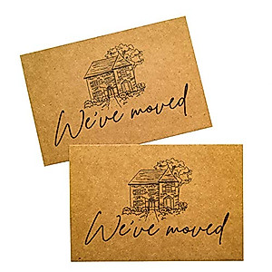 RXBC2011 We've moved postcards moving announcement cards Pack of 50