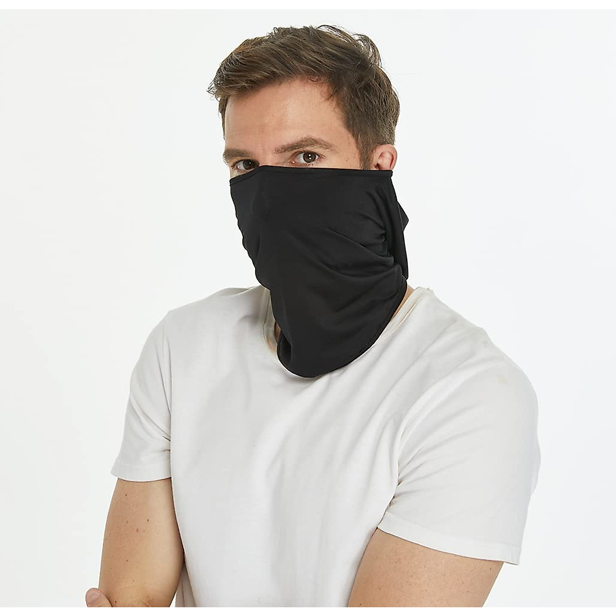 MAYOUTH Balaclava Ski Face Mask for Men Sun Uv Protection Windproof Neck Gaiter Face Cover Face Mask under Motorcycle Helmet Cycling Outdoor Sports 3-pack