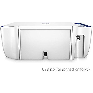 HP DeskJet 2655 All-in-One Compact Printer, HP Instant Ink, Works with Alexa - Noble Blue (V1N01A)