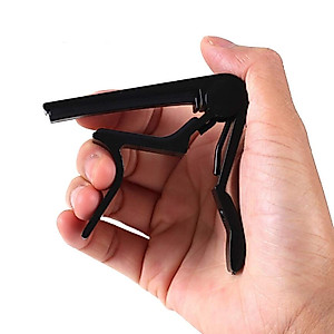 Guitar Capo, 6-String Capo for Acoustic and Electric Guitar, Ukulele, Bass, Banjo, Mandolin,Single Handed Capo