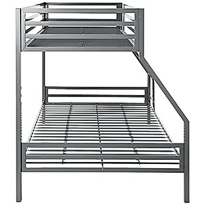 Novogratz 4146429N Maxwell Metal Bunk Bed, Twin over Full