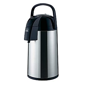 Zojirushi Supreme Air Pot Beverage Dispenser, 3.0 L, Polished Stainless