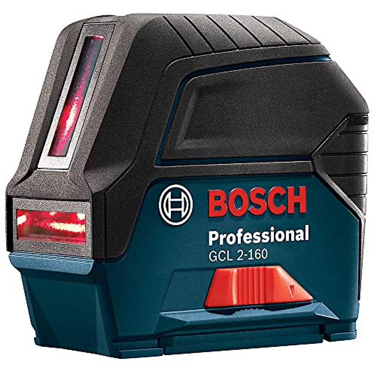 BOSCH 65 Ft. Self-Leveling Cross-Line Combination Laser with Plumb Points GCL 2-160 , Black
