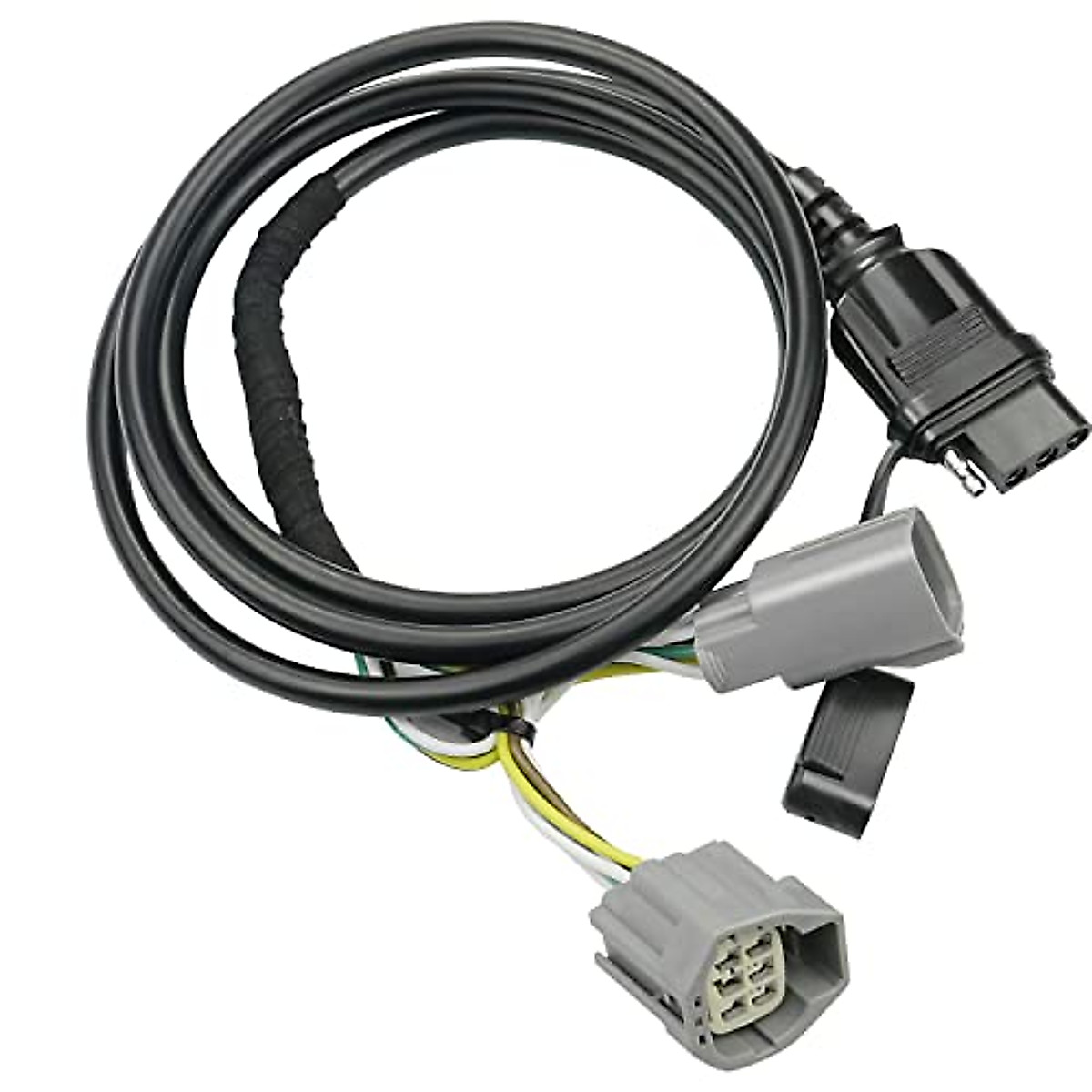 4-Way Tow Hitch Wiring Harness Fit for 2007-2018 Jeep JK, 67 inches