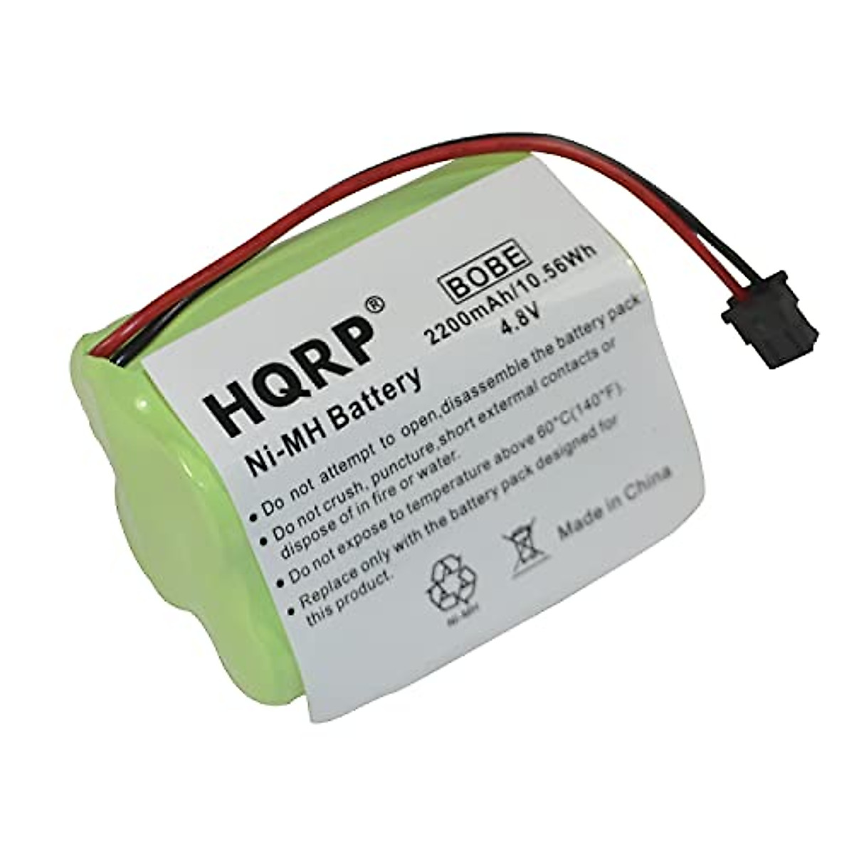HQRP 2200mAh Battery Works with Uniden Bearcat BP-180 BP180 BP-250 BP250 BBTY0356001 BC245 BC245XLT UBC245XLT BC250 BC250D BC296 BC296D Scanner