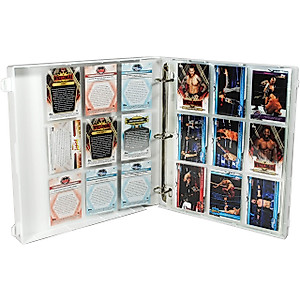 UniKeep WWE WrestleMania Themed Collectible Card Storage Binder - Comes With 20 Card Pages