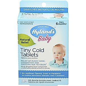 Hyland's, Baby Tiny Cold, 125 Tablets