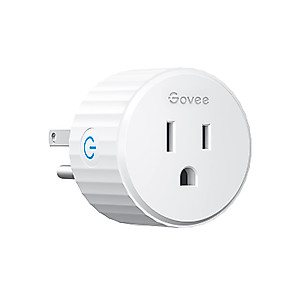 Govee Smart Plug, WiFi Outlet Compatible with Alexa and Google Assistant, Mini Smart Home Plugs with Timer Fuction & Group Controller, No Hub Required, ETL & FCC Certified, 2.4G WiFi Only (1 Pack)