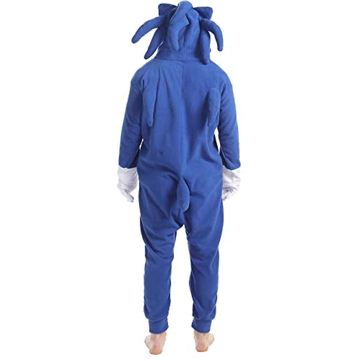 Oiziuzio Adult Animal Onesies Unisex Holloween Costume Hedgedog Pajamas for Women Men Blue L