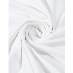 Kimmery Petite Tops for Women Juniors Yoga Runnning Fishing Golfing Recreational Top Summer Outdoor Short Sleeve Criss Cross Back Shirts White M