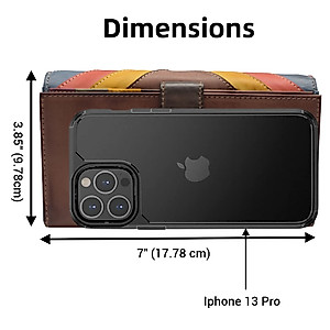 Swiss Marshall Womens Wallet RFID Blocking Genuine Leather Large Capacity Clutch Purse Smartphone Wallet Credit Card Holder (Multicolor)