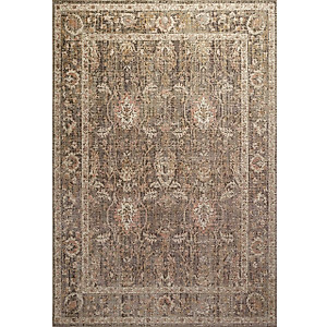 Loloi Chris Loves Julia x Rosemarie Collection ROE-01 Area Rug 7'-10" x 10' Sage/Blush Rectangular