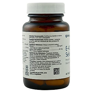 Metagenics E-400 Selenium, Antioxidant Supplement with Vitamin E to Help Support Cellular Health - 60 Tablets, 2 Month Supply