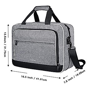 Ztotop Travel Case Compatible with PS5 , Carrying Case for PS5, Protective Travel Bag Holds PlayStation 5 Console, Controller, Games, Gaming Headset, Base and Other Accessories, Gray