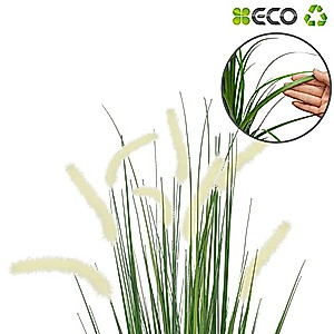 luxsego Artificial Plants Dogtail Grass, Potted Faux Greenery Plants for Home, Office, Bathroom, Wedding, Garden, for Her or Him, Decorative Home Accessories(35.4in)