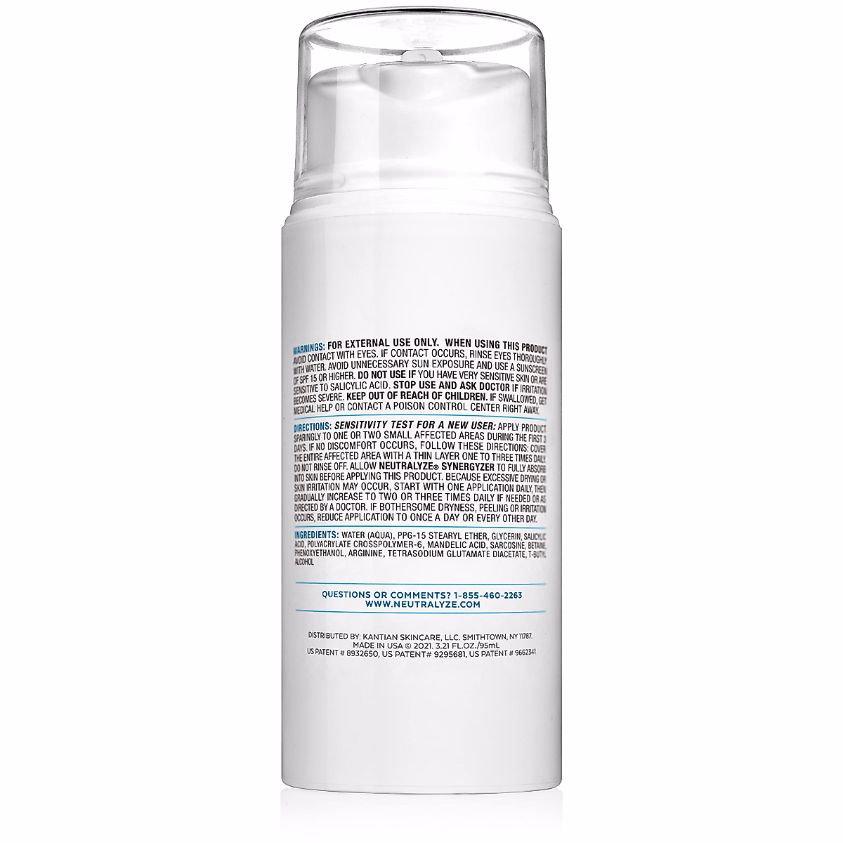 Neutralyze Maximum Strength Acne Moisturizer for Face & Body - Time Released, Medical Grade 2% Mandelic Acid & Salicylic Acid Cream - Renewal Complex Facial Moisturizer for Acne Prone Skin (90+ Day)