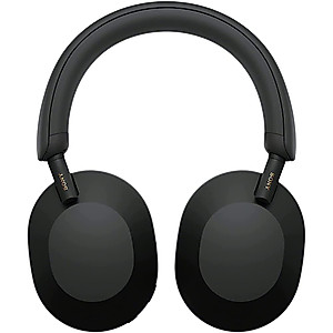Sony WH1000XM5/B Wireless Industry Leading Noise Canceling Headphones Black (Renewed) Bundle with 2 YR CPS Enhanced Protection Pack